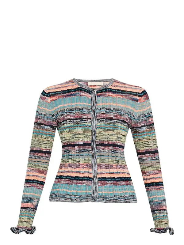 Ulla Johnson Lex Rib-knit Cardigan - Azurite