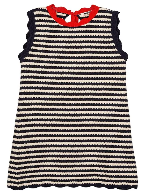 Ciao Lucia Fasano Crochet Mini Dress - Stripe