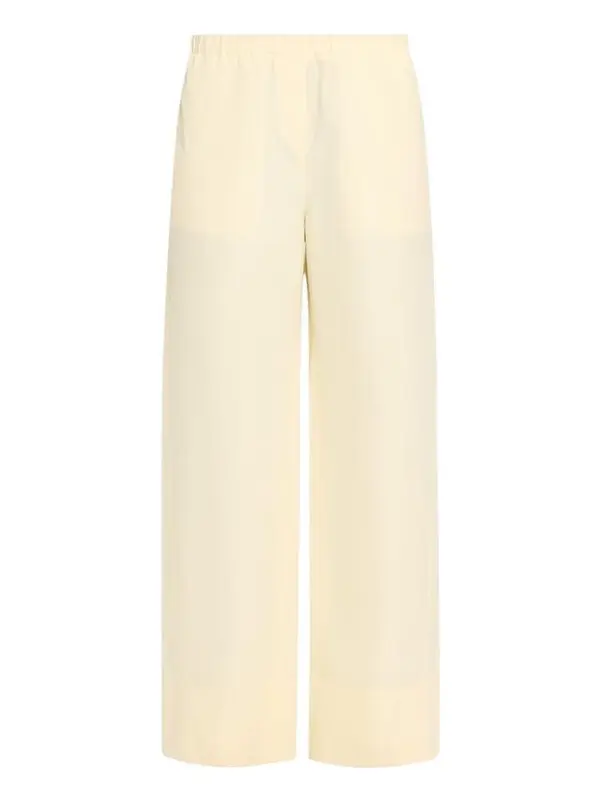 TOTEME Twisted Seam Straight-leg Trousers - Lightpastel Yellow