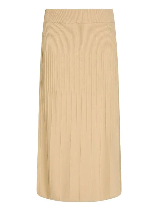JOSEPH Merino Wool Skirt - Beige