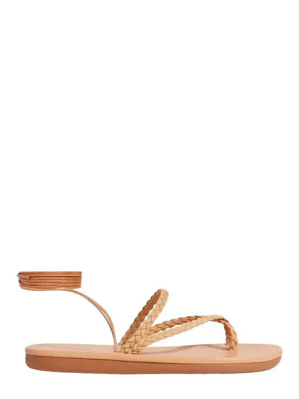 ANCIENT GREEK SANDALS Plage Braided Leather Sandals - Sand