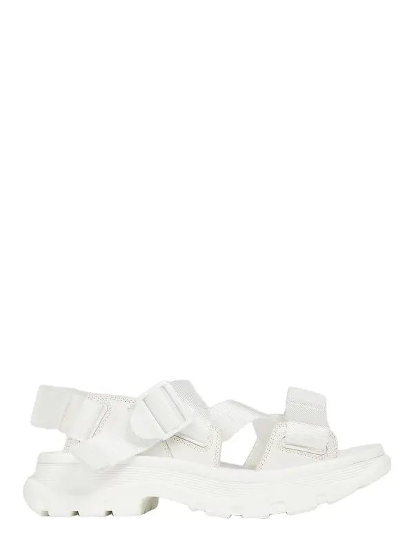 Alexander McQueen Webbing Sandals - White