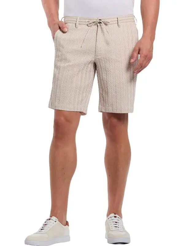 Robert Graham Fornillo Woven Drawstring Shorts - Khaki
