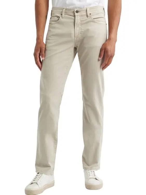 Ag Protégé Italian Light Bedford Straight Leg Pants - Sulfur Coastal Pebble