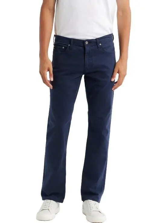 Ag Protégé Italian Light Bedford Straight Leg Pants - Sulfur Deep Navy