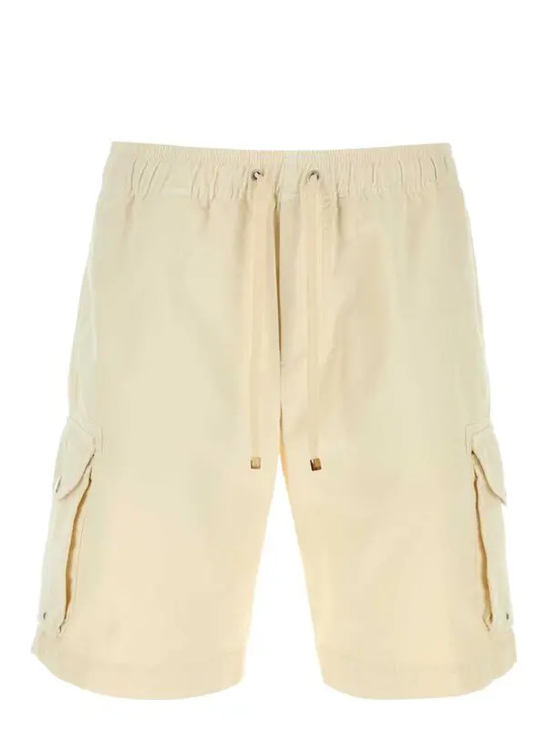 Brunello Cucinelli Cotton Bermuda Shorts - Yellow