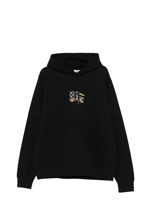 Burberry Hooded Sweatshirt - Black