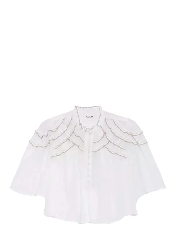 MARANT ETOILE Carmen Blouse - Neutrals