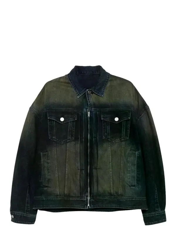 JUUN.J Denim Zipped Jacket - Blue
