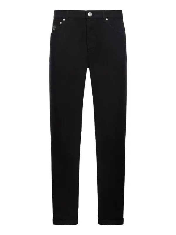 Brunello Cucinelli Straight-leg Jeans - Black