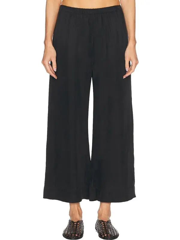 BY MALENE BIRGER Mirabella Cropped Pant - Black
