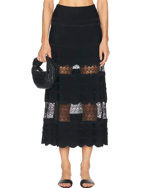 Alexis Jeannie Skirt - Black