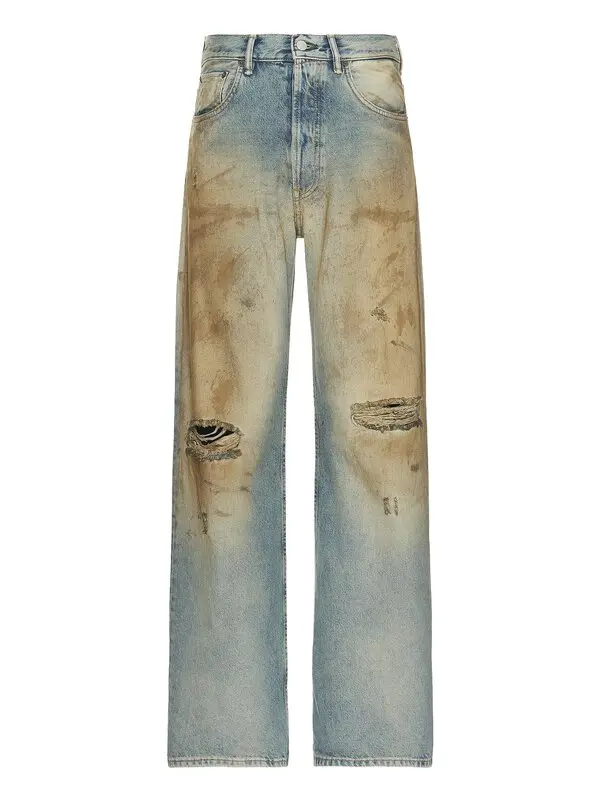 Acne Studios 2021m Penicillin Jeans - Mid Blue