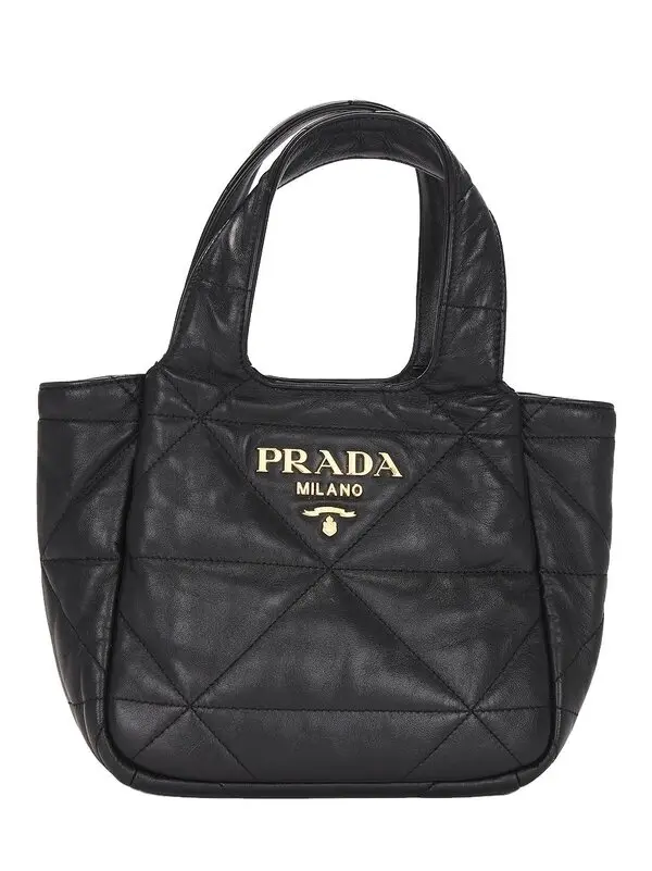 Prada Nappa Tote Bag - Black