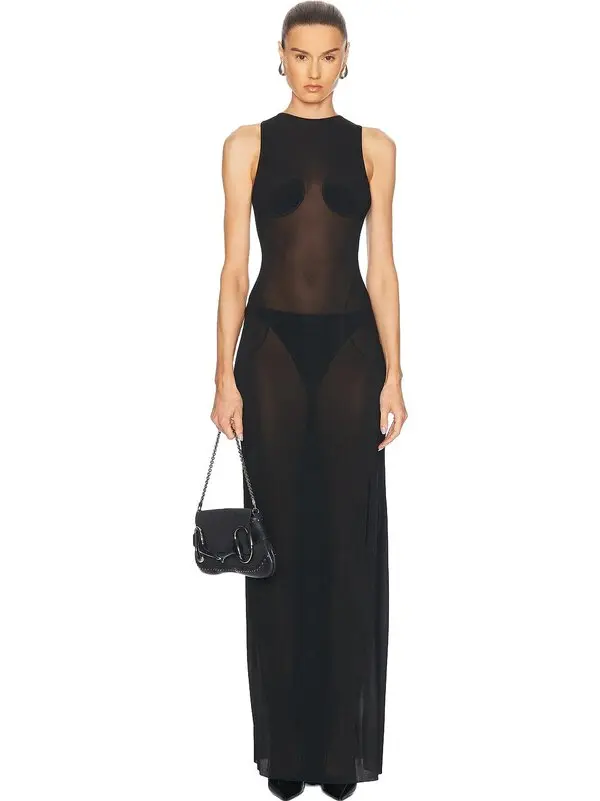 Jean Paul Gaultier Long Dress - Black