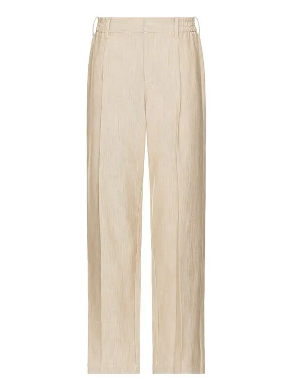 Simkhai Duncan Single Pleat Trousers - Natural Linen