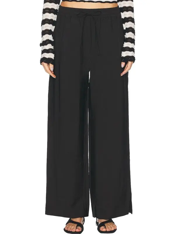 HOUSE OF DAGMAR Drawstring Pant - Black