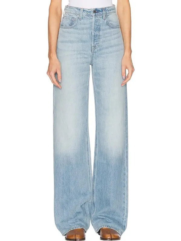 GRLFRND Brooklyn High-rise Straight Jeans - York Blvd