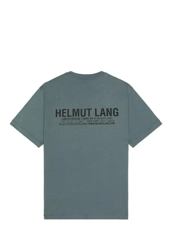Helmut Lang Capsule Tee In Slate - Slate Blue