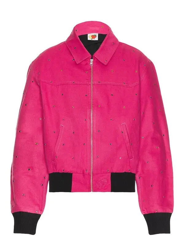 SKY HIGH FARM WORKWEAR Studded Work Jacket - Pink