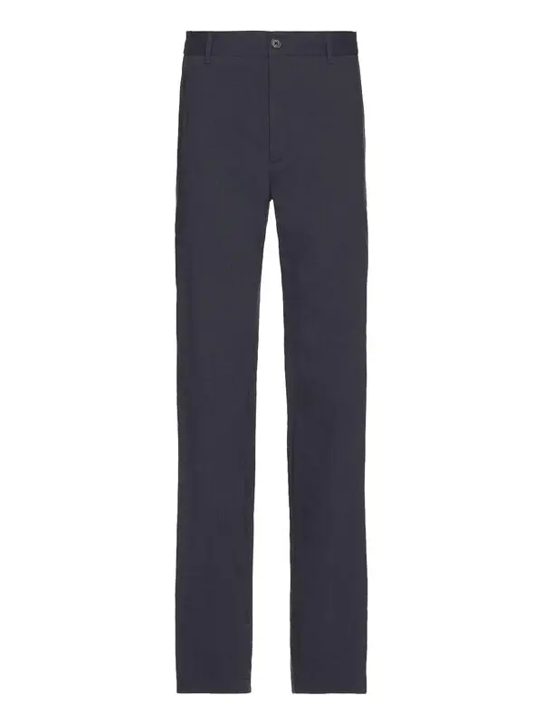 Theory Stretch Linen Curtis Pant - Eclipse