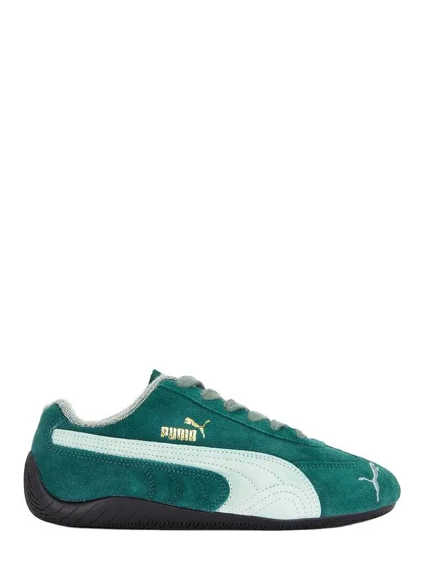 PUMA Speedcat The Neverworn V Sneakers - Dark Myrtle & Green Moon