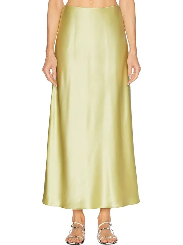 BY MALENE BIRGER Boshan Satin Skirt - Golden Mist