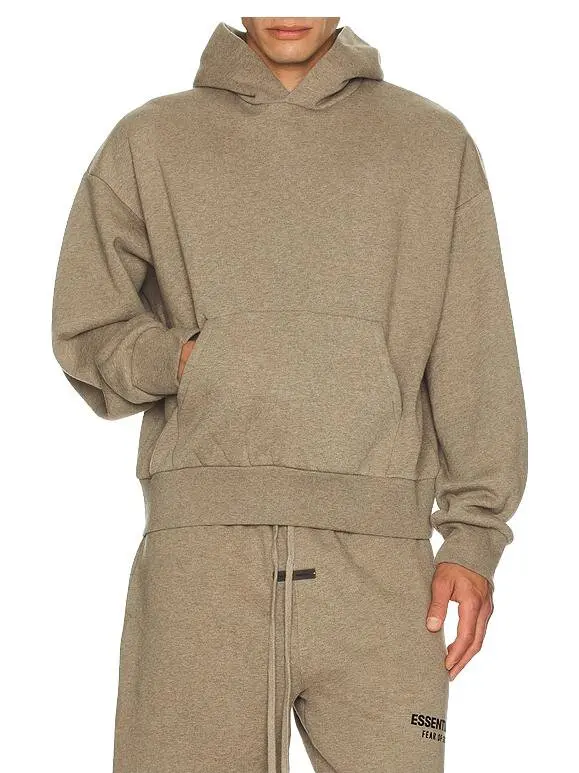 Fear Of God Classic Fit Fleece Hoodie - Neutral