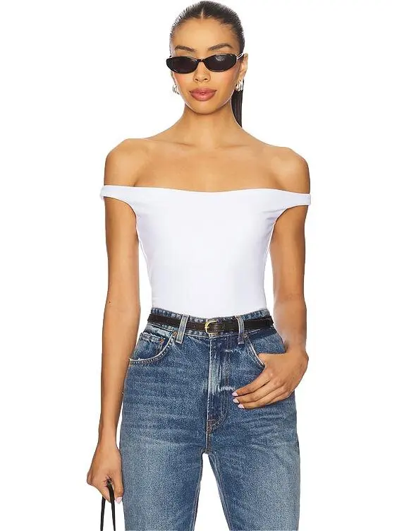 Susana Monaco Off Shoulder Top - White