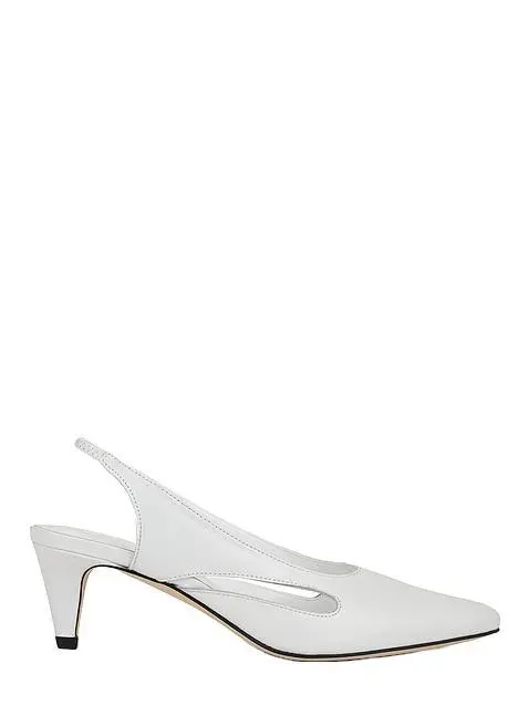 By Far Runa Slingback - White