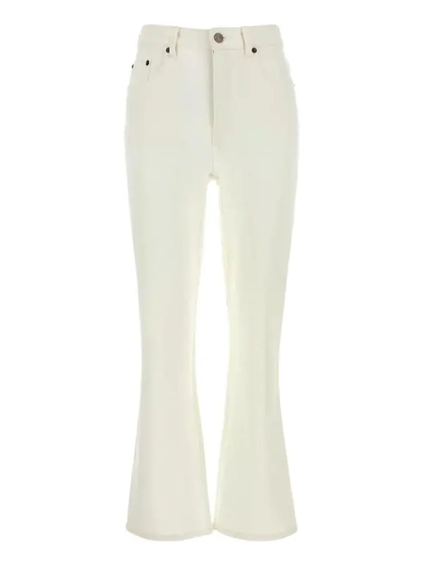 Tory Burch Flared Jeans - White