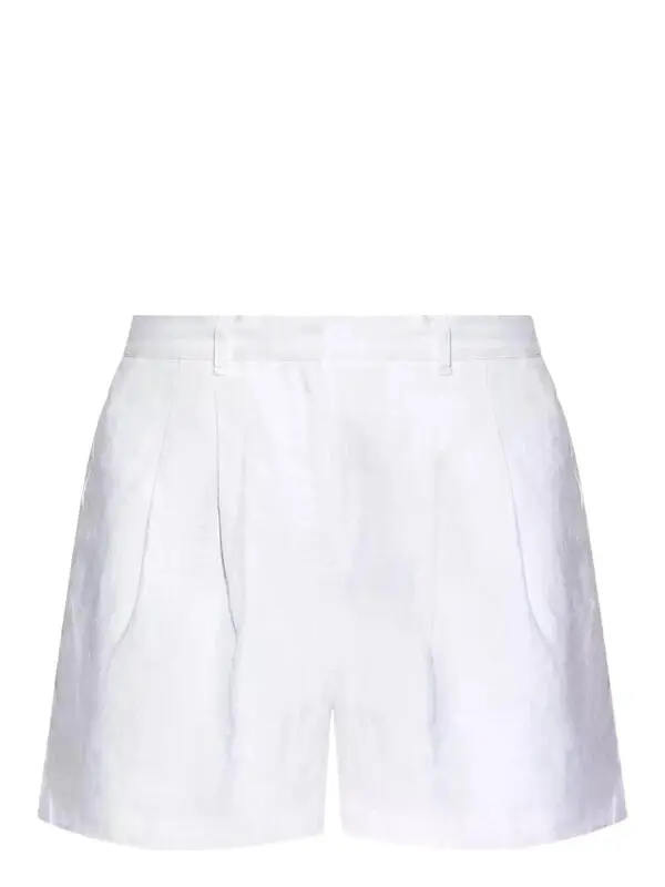 Posse Pleated Shorts - White
