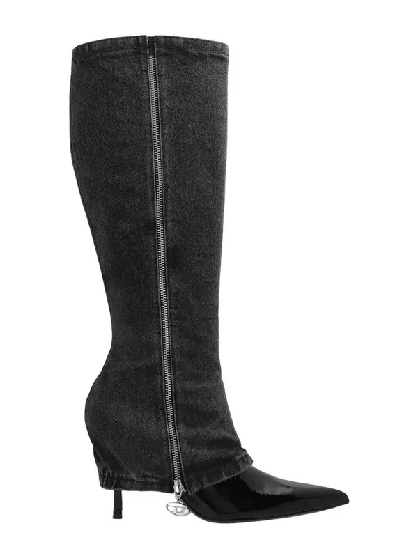 DIESEL 100mm D-venus Twisted Boots - Black