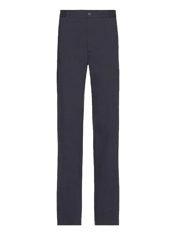 Theory Stretch Linen Curtis Pant - Eclipse