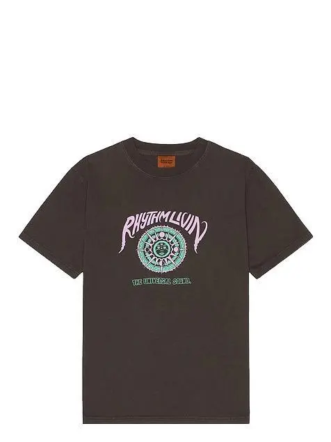 RHYTHM Universal Sound Vintage Tee In Black - Vintage Black