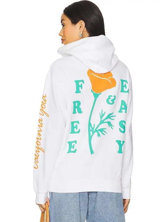 FREE & EASY Poppy Og Hoodie - White