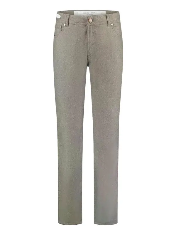 RICHARD J. BROWN Logo-patch Trousers - Neutrals