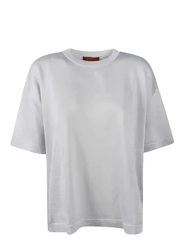 Missoni Lamé Crew-neck T-shirt - Grey