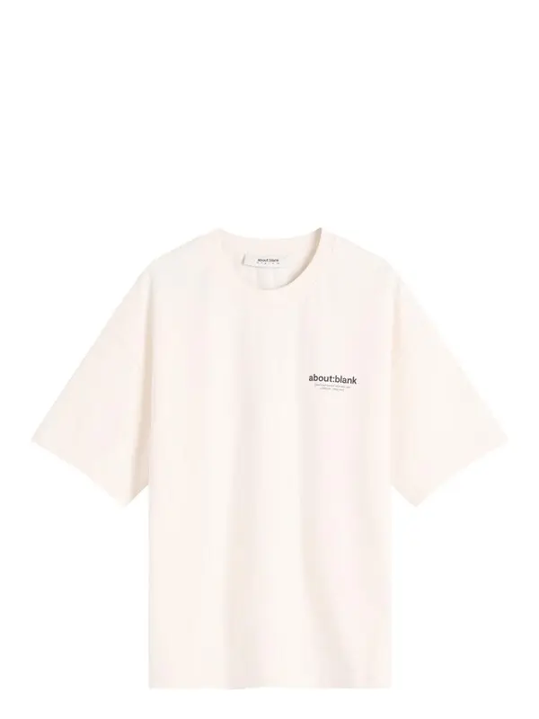 ABOUT:BLANK Emblem T-shirt - Oat