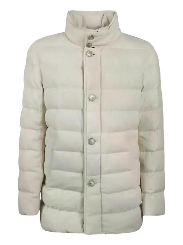 Herno Slim-fit Quilted Padded Jacket - Neutrals