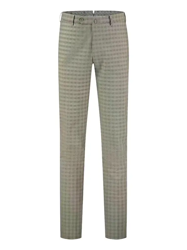 PT TORINO Check-print Trousers - Neutrals