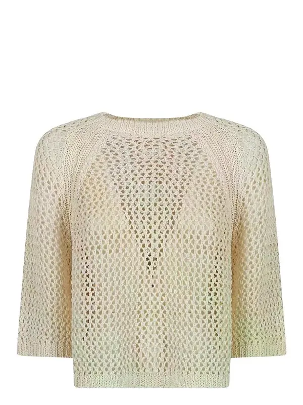 Fabiana Filippi Open-knit Cotton Jumper - Neutrals