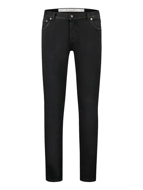 RICHARD J. BROWN Logo-patch Jeans - Black