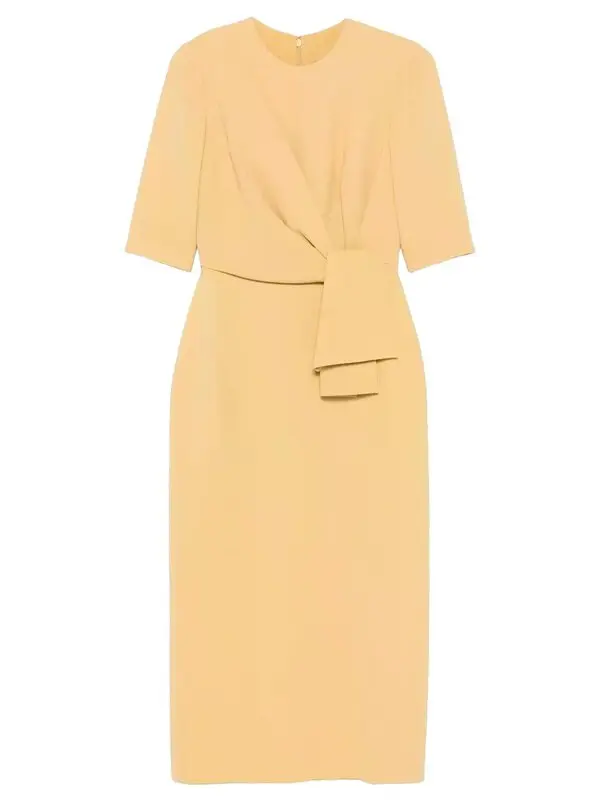 Elie Saab Cady Midi Dress - Yellow
