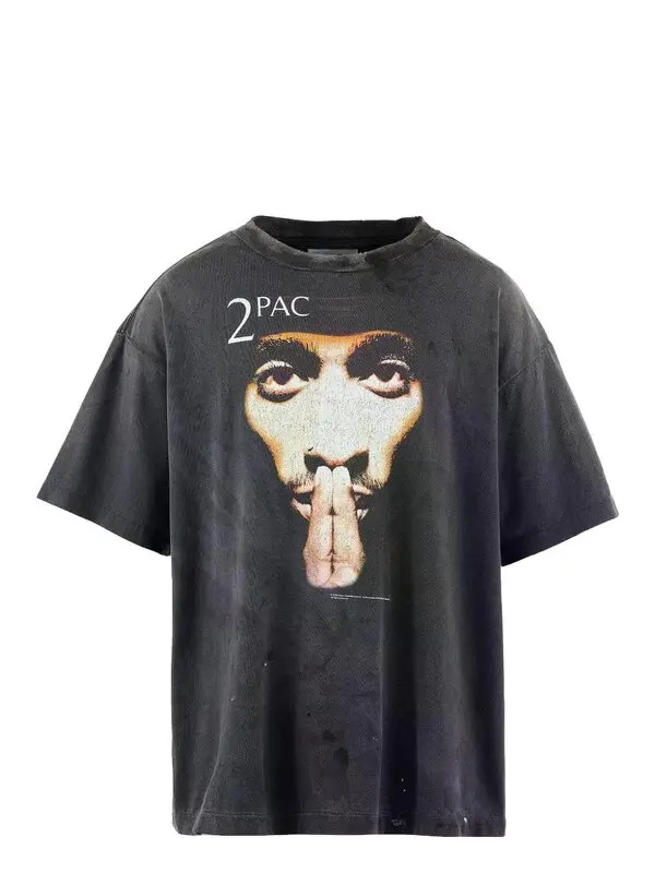 SAINT MXXXXXX 2pac T-shirt - Black