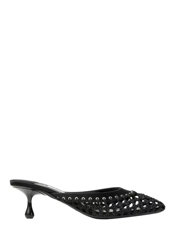 JIMMY CHOO 50mm Pixie Mules - Black