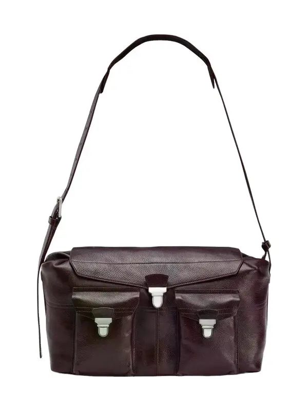 LEMAIRE Week-end Gear Shoulder Bag - Brown