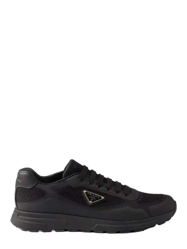 Prada Prax 2.0 Mesh-panel Sneakers - Black