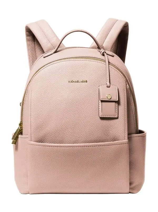 Michael Kors Sable Medium Pebbled Leather Backpack - Pink