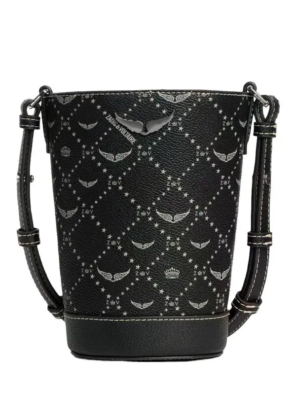 Zadig&Voltaire Logo-print Bucket Bag - Black